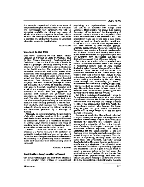 (PDF) Carl Gustav Jung: matter of heart