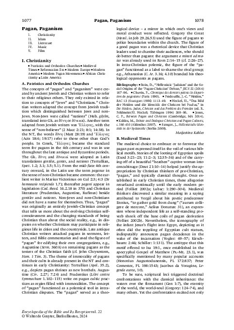 (PDF) Pagan, Paganism, and African Christianity