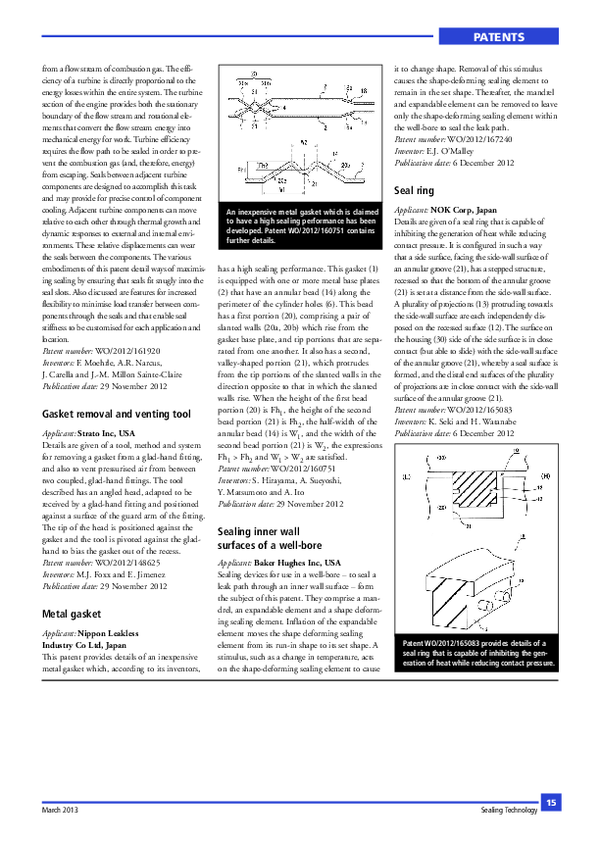 (PDF) Gasket removal and venting tool