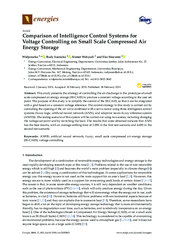 (PDF) Comparison of Intelligence Control Systems for Voltage ...
