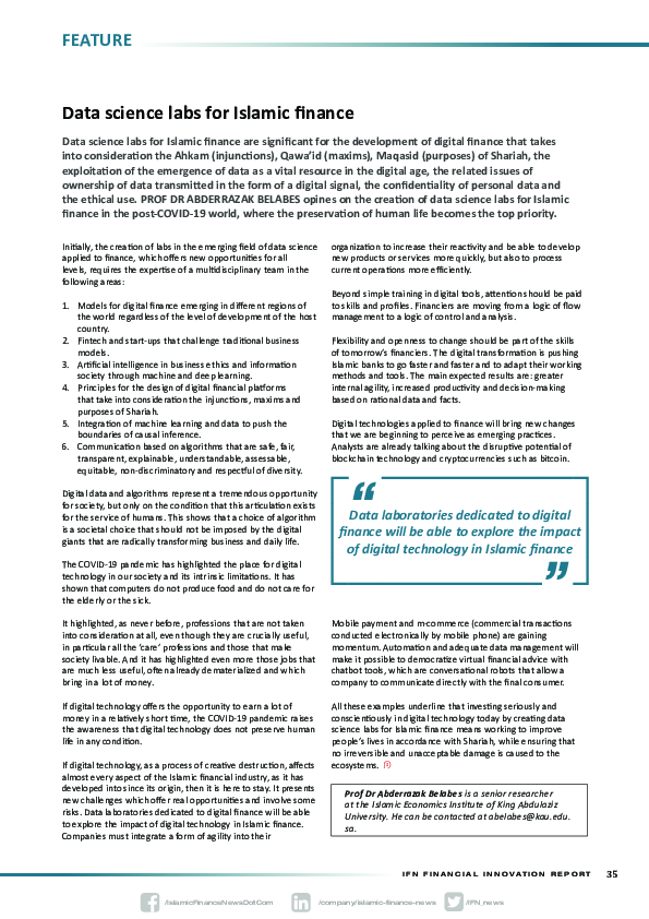 (PDF) Data Science Lab for Islamic Finance