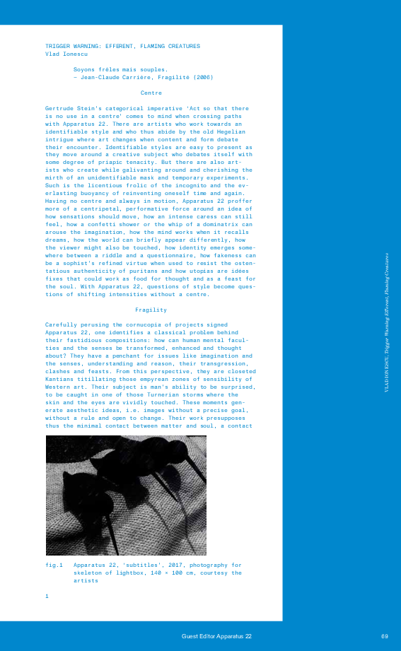 (PDF) Trigger Warning: Efferent, Flaming Creatures