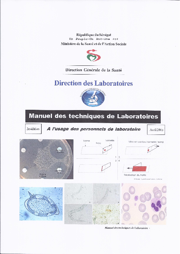 (PDF) Manuel des techniques de laboratoire