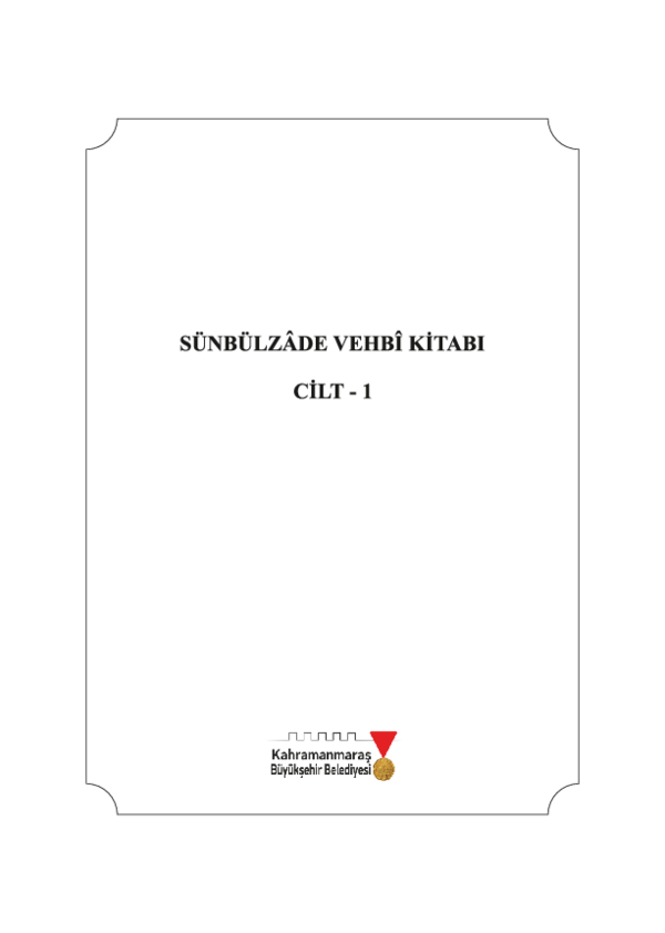 (PDF) SÜNBÜLZÂDE VEHBÎ DİVANINDA YAZI VE YAZI İLE İLGİLİ UNSURLARIN ...