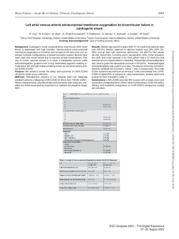 (PDF) Left atrial venous arterial extracorporeal membrane oxygenation ...