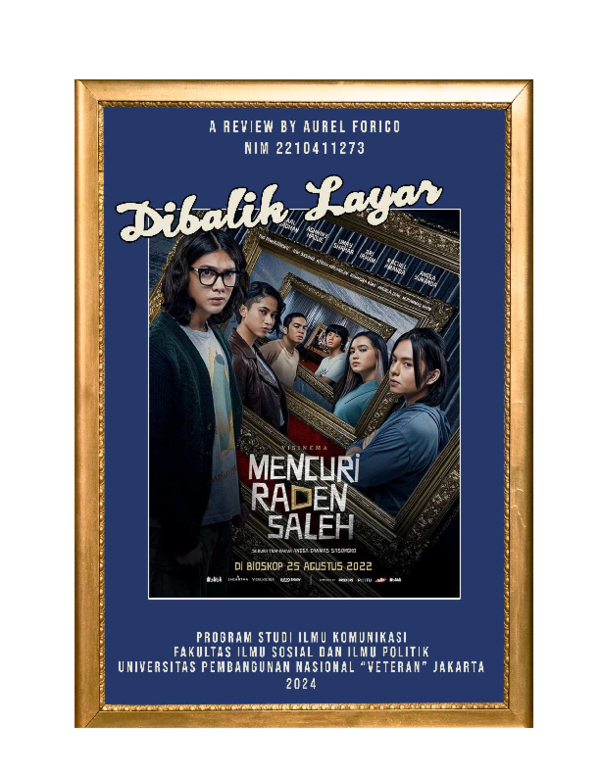 (PDF) DIBALIK LAYAR FILM "MENCURI RADEN SALEH"
