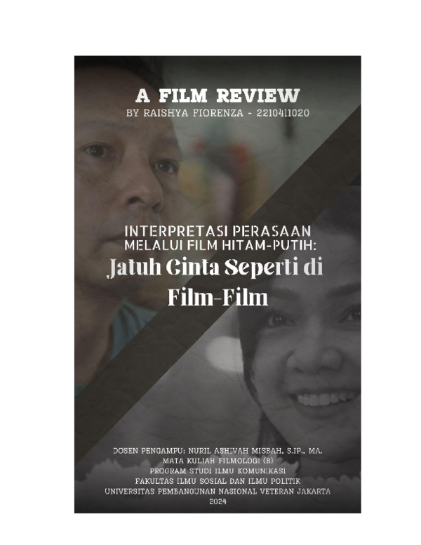 (PDF) Interpretasi Perasaan dalam Film Hitam-Putih: Jatuh Cinta Seperti ...