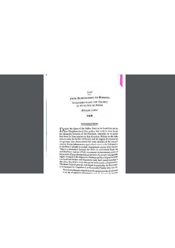 (PDF) From Borderlands to Borders