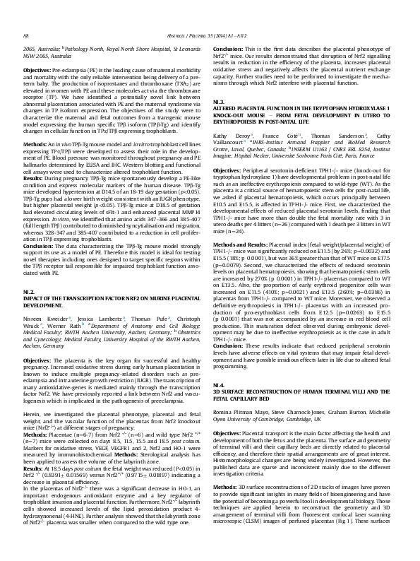 (PDF) 3D surface reconstruction of human terminal villi and the fetal ...