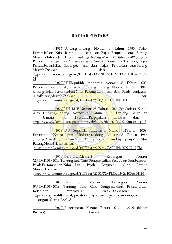 (PDF) Perlakuan Lebih Bayar PPN Dengan Pengembalian Pendahuluan (Studi Pada CV. Xyz) | Sherly ...