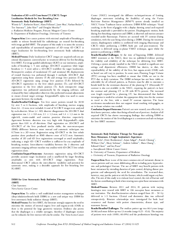 (PDF) Stereotactic body radiation therapy for non-spine bone metastases-a review of the literature