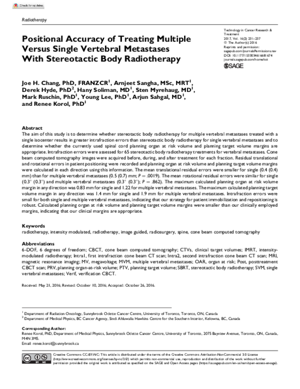 (PDF) Positional Accuracy of Treating Multiple Versus Single Vertebral ...