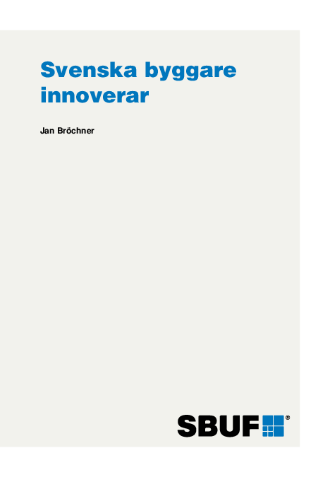 (PDF) Svenska byggare innoverar