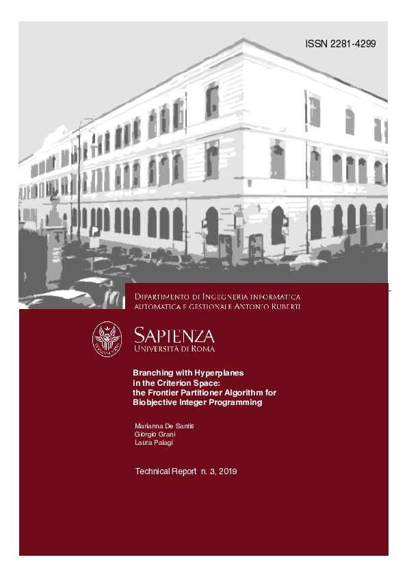 (PDF) Branching with hyperplanes in the criterion space: The frontier partitioner algorithm for ...