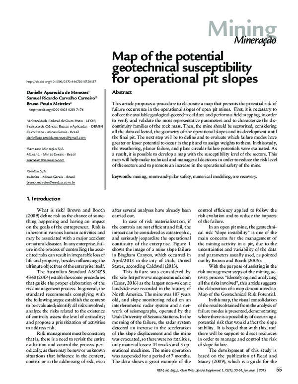 (PDF) Map of the potential geotechnical susceptibility for operational ...