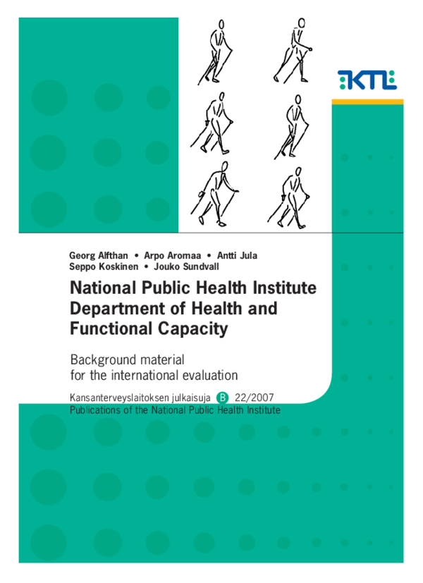 (PDF) National Public Health Institute Department of Health and ...