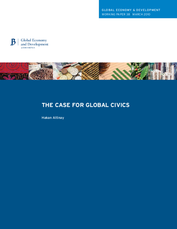 (PDF) The Case for Global Civics