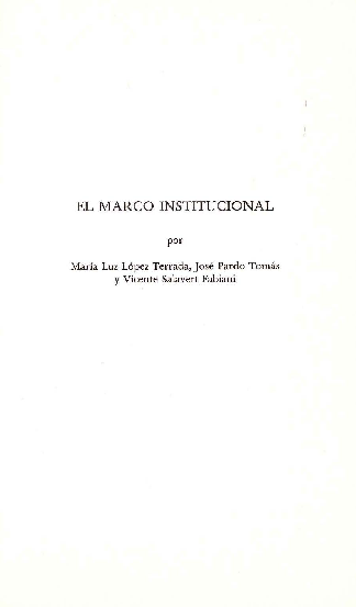 (PDF) El marco institucional