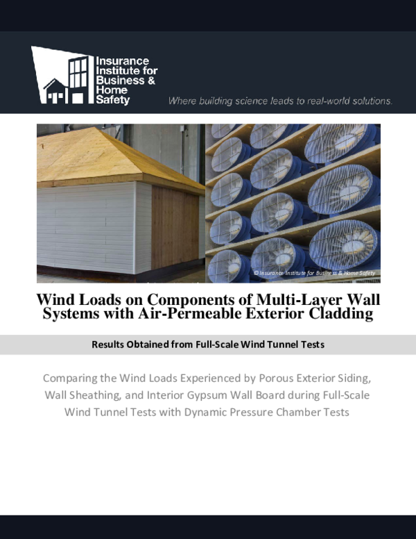 (PDF) Wind Loads on Components of Multi-Layer Wall Systems with Air ...