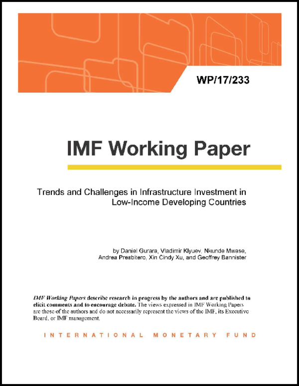(PDF) Trends and Challenges in Infrastructure Investment in Low-Income ...