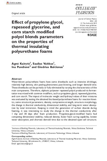 (PDF) Effect of propylene glycol, rapeseed glycerine, and corn starch ...