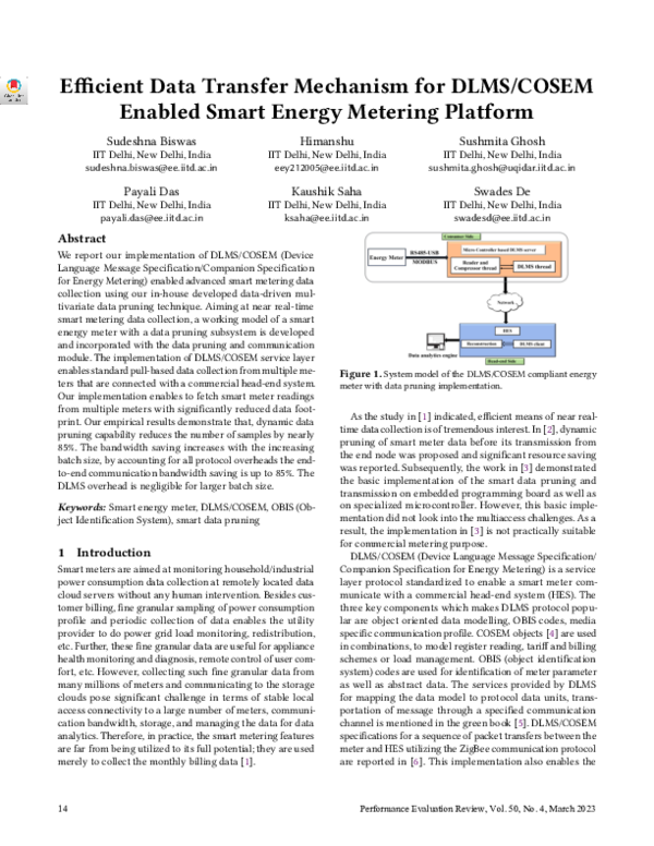(PDF) Efficient Data Transfer Mechanism for DLMS/COSEM Enabled Smart ...