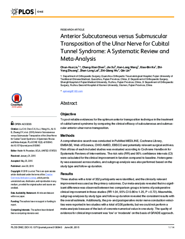 (PDF) Anterior Subcutaneous versus Submuscular Transposition of the ...