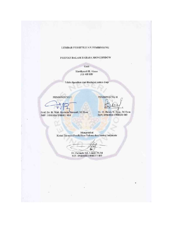 (PDF) Prefiks dalam Bahasa Mongondow