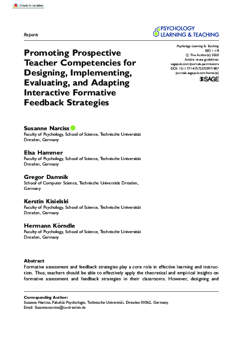 (PDF) Promoting Prospective Teacher Competencies for Designing ...