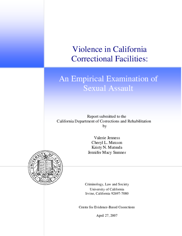 (PDF) An Empirical Examination of Sexual Assault