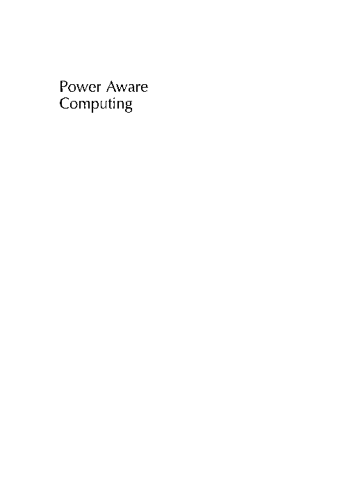 (PDF) Power Aware Computing | Rami Melhem - Academia.edu