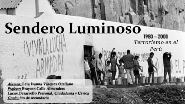 (PDF) Terrorismo en el Perú: SENDERO LUMINOSO