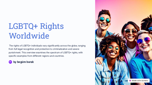 (PDF) Global LGBTQ+ Rights Overview and Analysis