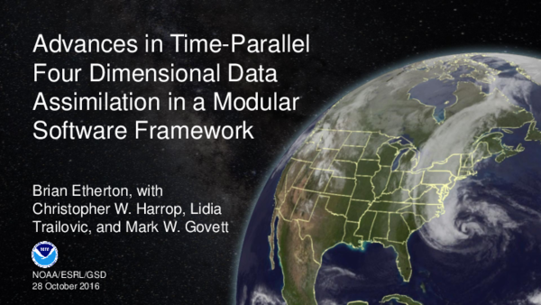 (PDF) Advances in Time-Parallel Four-Dimensional Data-Assimilation In a Modular Software Framework