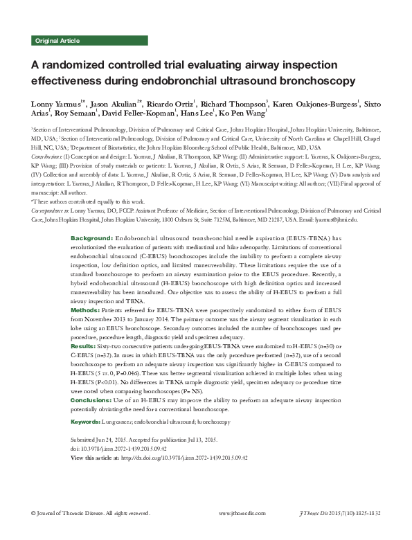 (PDF) A randomized controlled trial evaluating airway inspection effectiveness during ...
