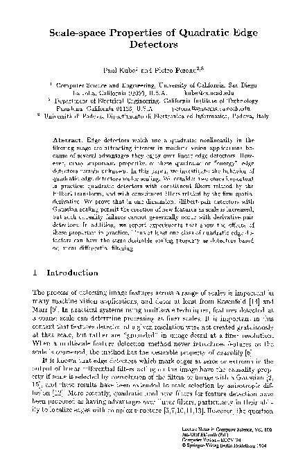 (PDF) Scale-space properties of quadratic edge detectors