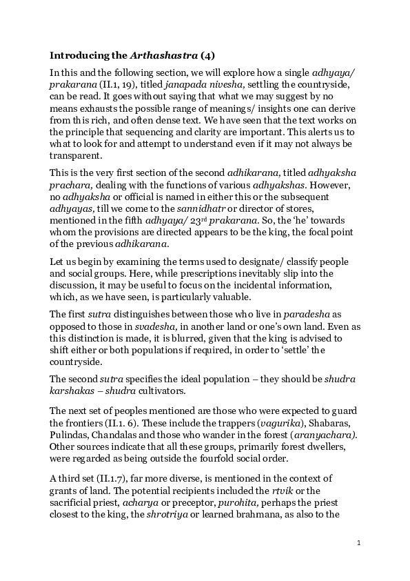 (PDF) Introducing the Arthashastra 4