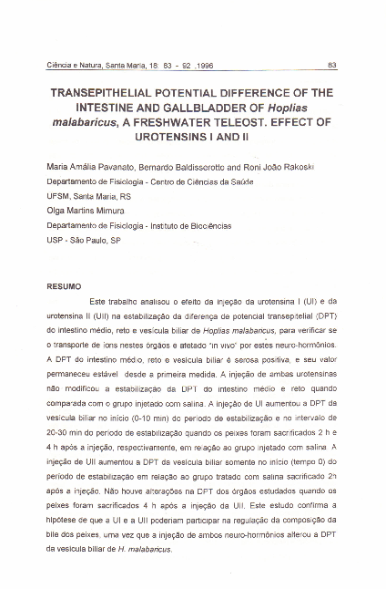 (PDF) Transepithelial potential difference of the intestine and ...