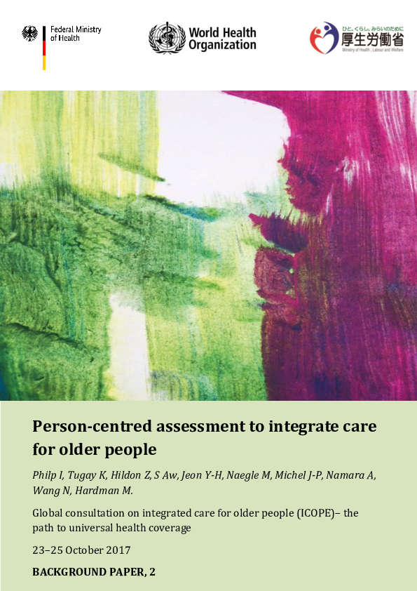 (PDF) Person-centred assessment to integrate care for older people