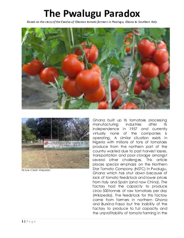 (PDF) The Pwalugu Paradox