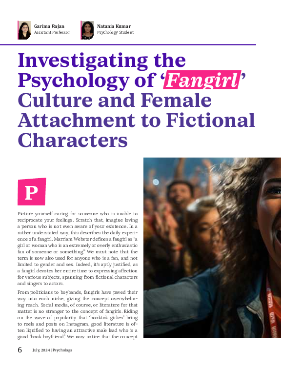 (PDF) Investigating the Psychology of 'Fangirl ' Culture and Female ...