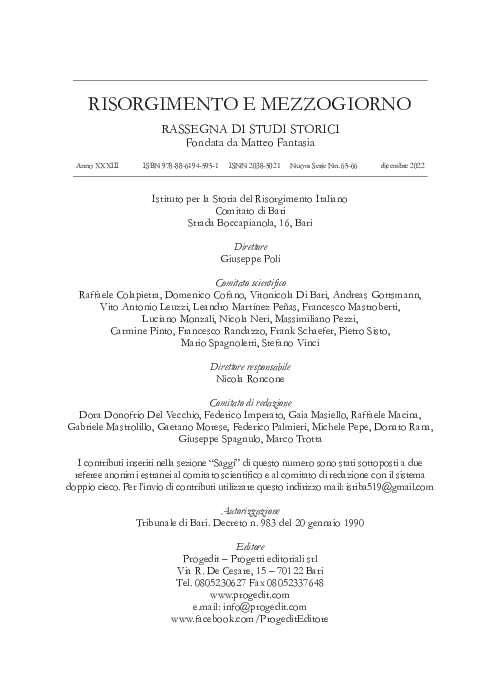 (PDF) RISORGIMENTO E MEZZOGIORNO