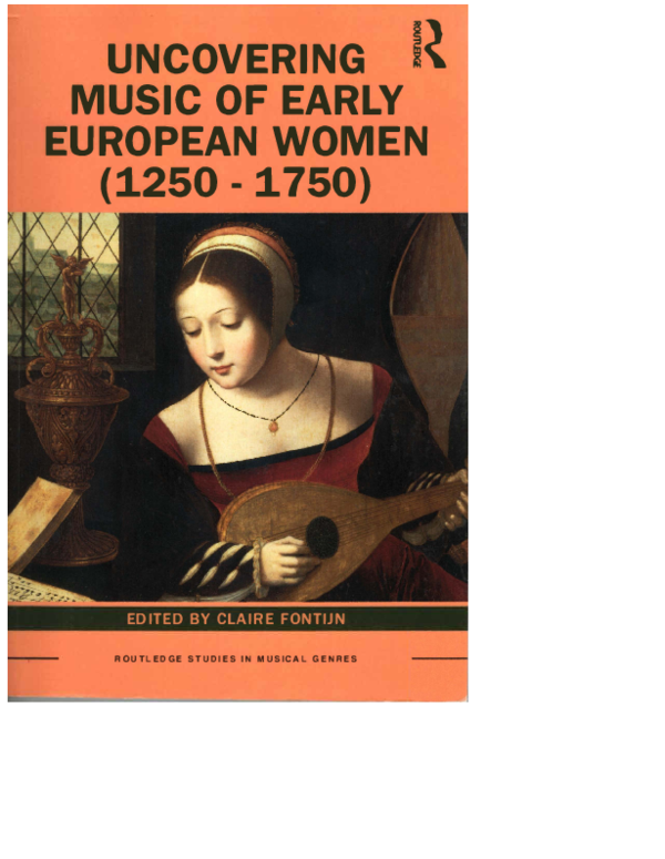 (PDF) Representations of Weeping in the Laments of Barbara Strozzi