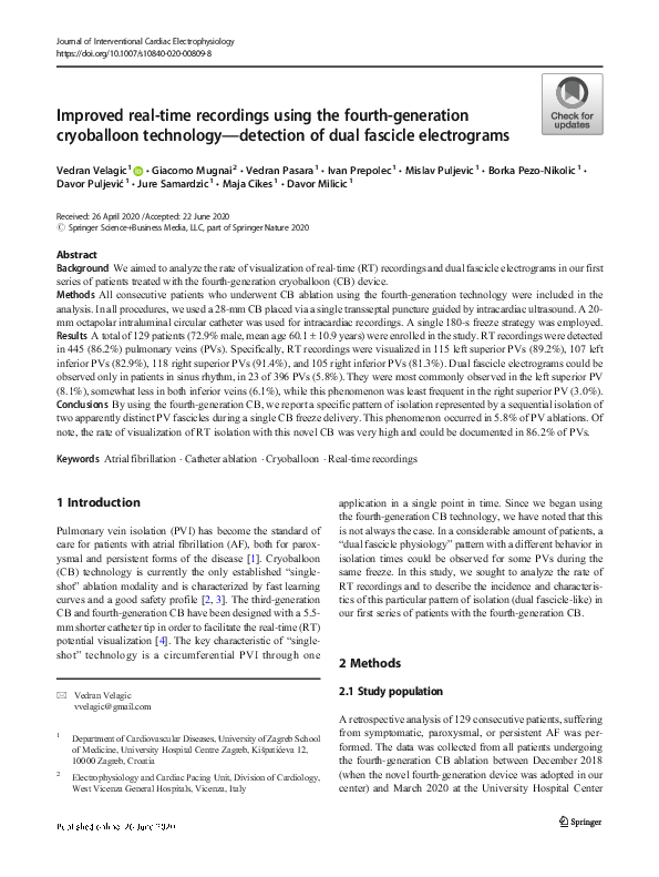 (PDF) Improved real-time recordings using the fourth-generation ...