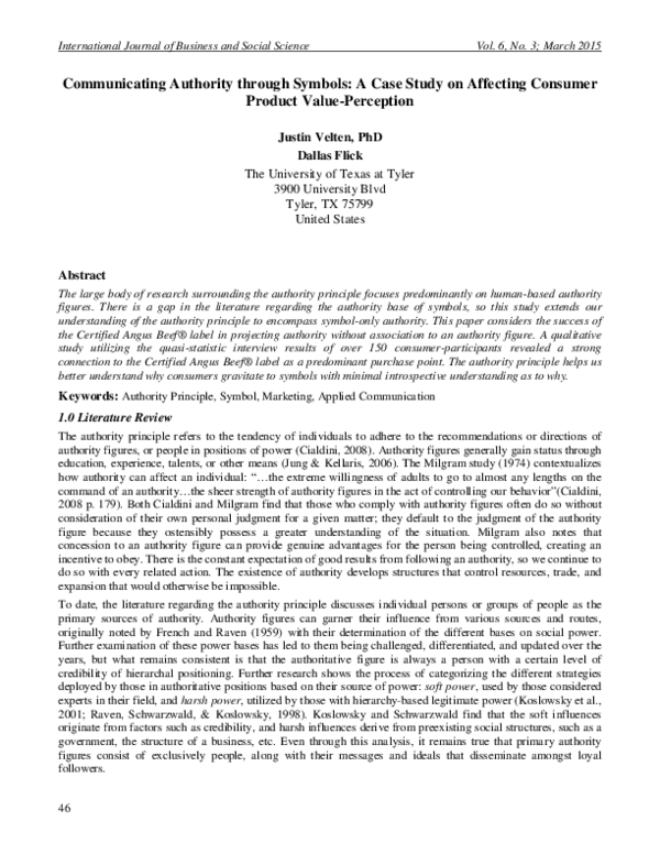 (PDF) Communicating Authority through Symbols: A Case Study on ...