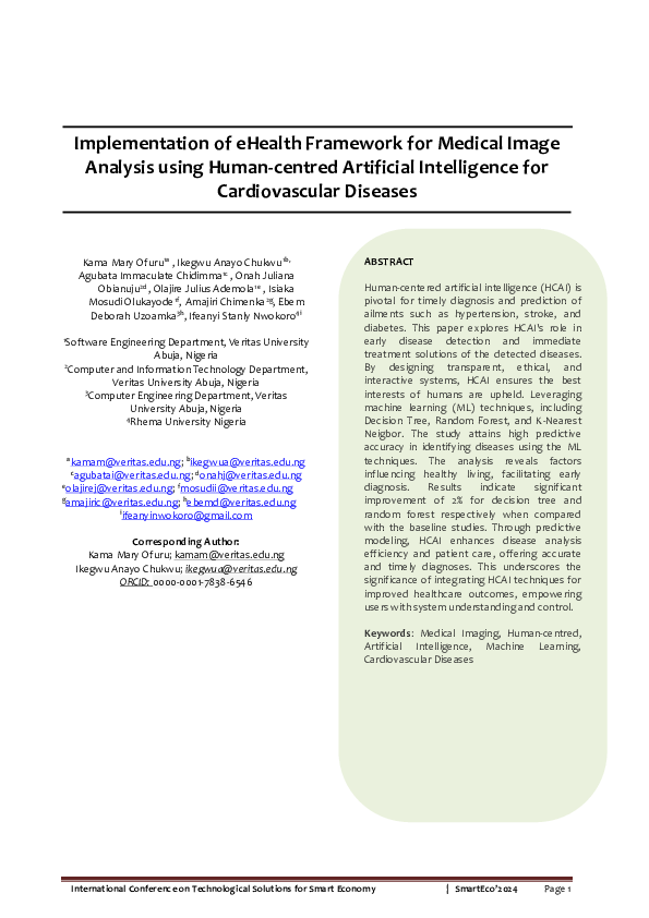 (PDF) Implementation of eHealth Framework for Medical Image Analysis ...