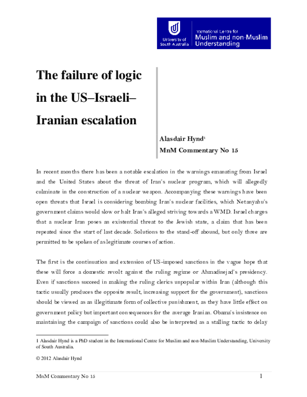 (PDF) Failure Of Logic