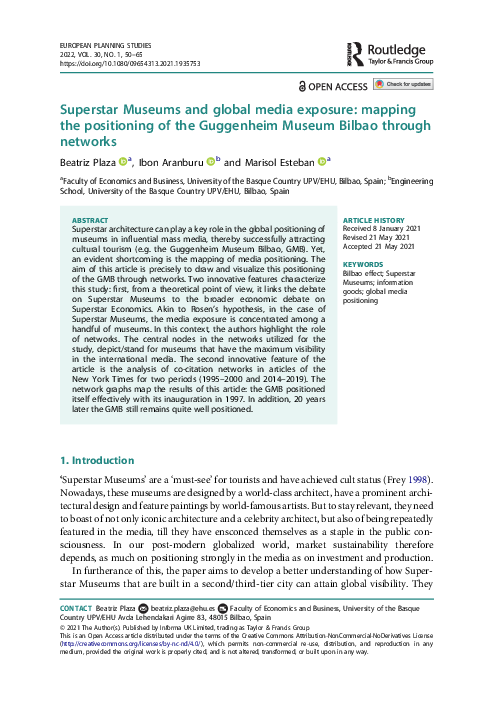 (PDF) Superstar Museums and global media exposure: mapping the ...