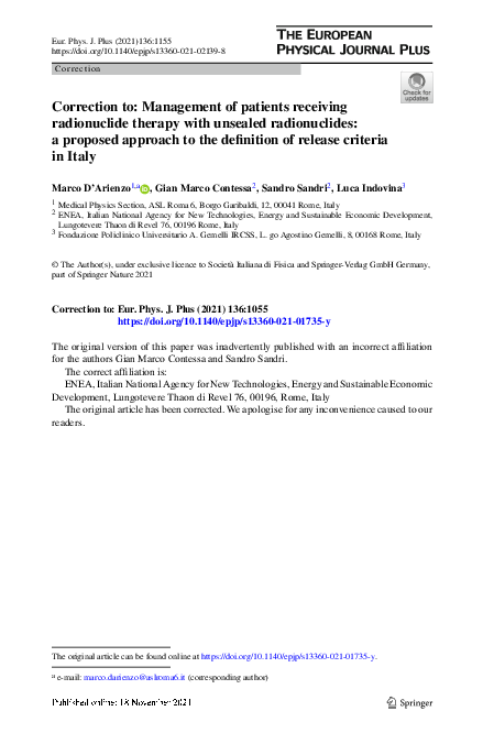 (PDF) Correction to: Management of patients receiving radionuclide ...