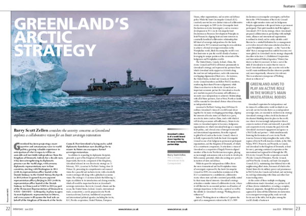 (PDF) Greenland's Arctic Strategy (June 2024)